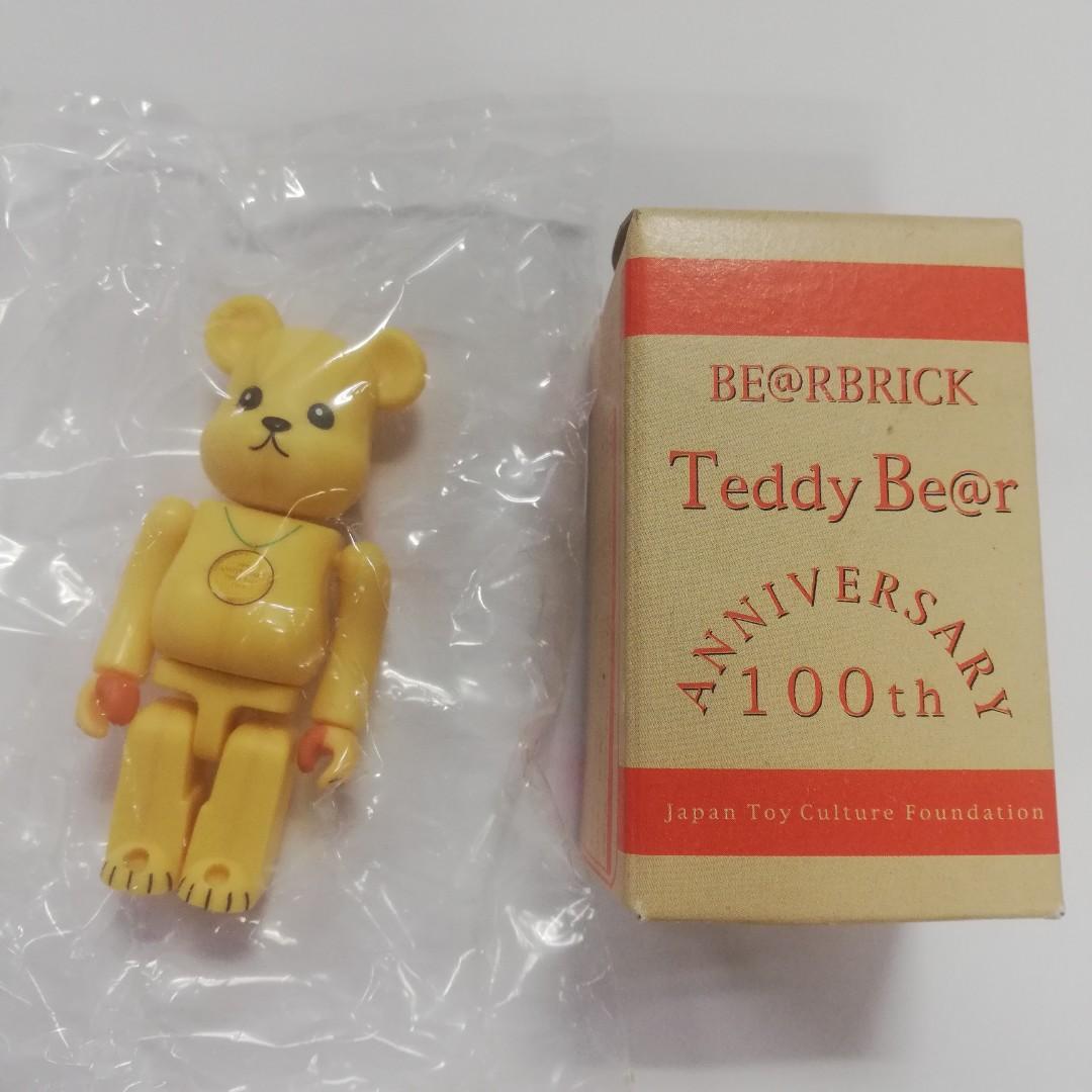 Teddy Bear 100th Annivetsary Bearbrick Be@rbrick, 興趣及遊戲, 玩具 & 遊戲類 ...