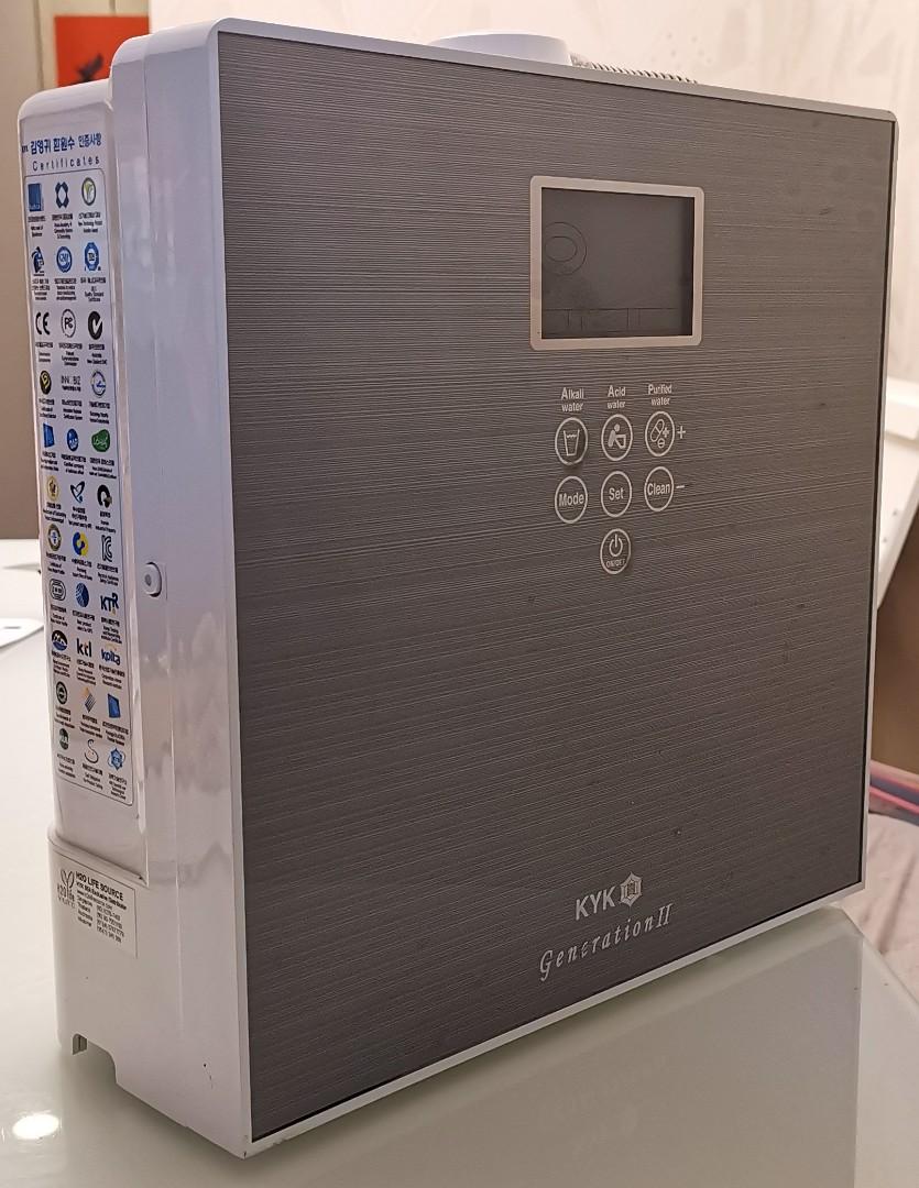Top Korean Brand KYK Generation II Water Machine, TV & Home Appliances ...