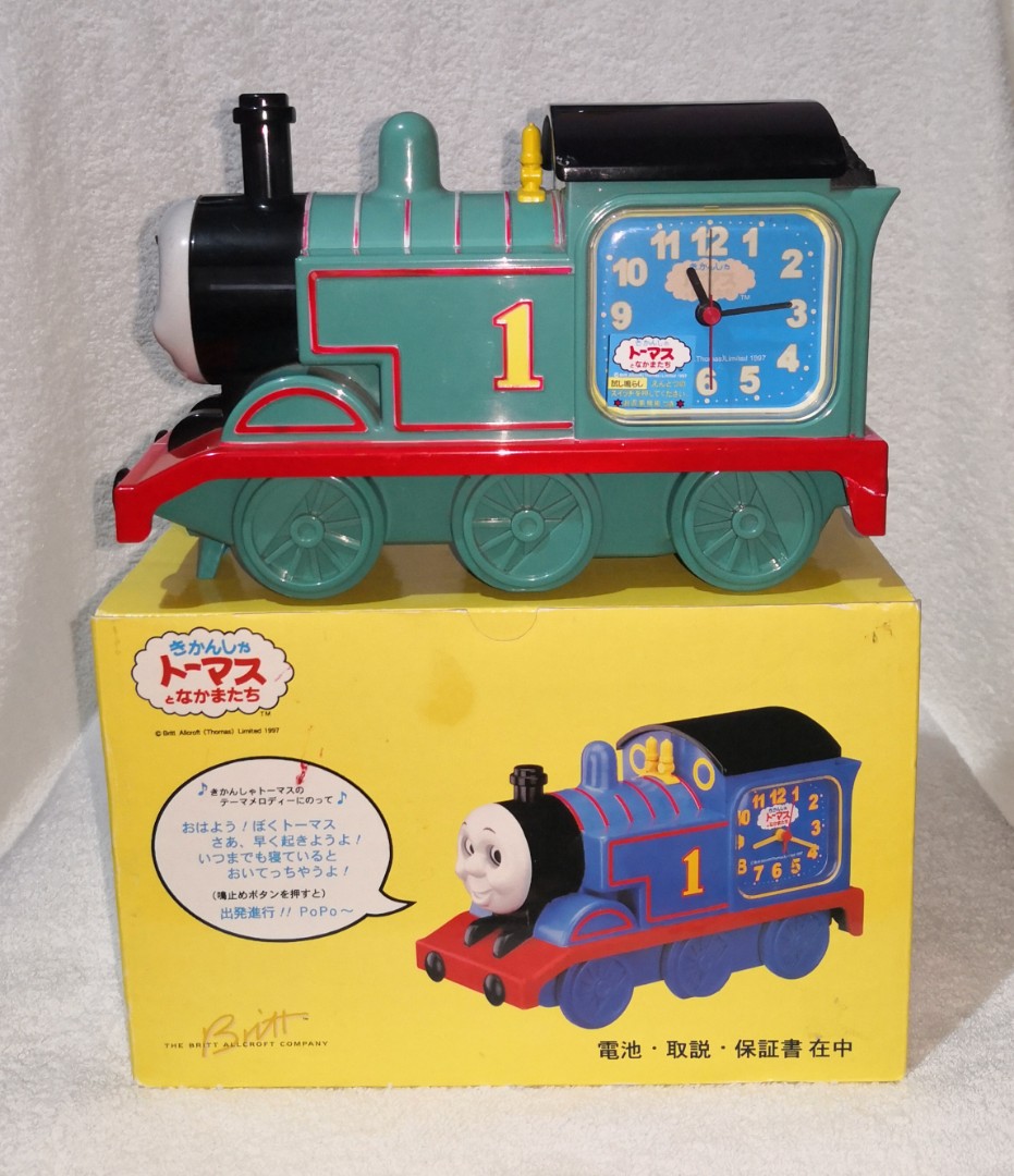 Vintage 1997 Britt Alcroft's THOMAS ALARM CLOCK rare, Hobbies & Toys ...