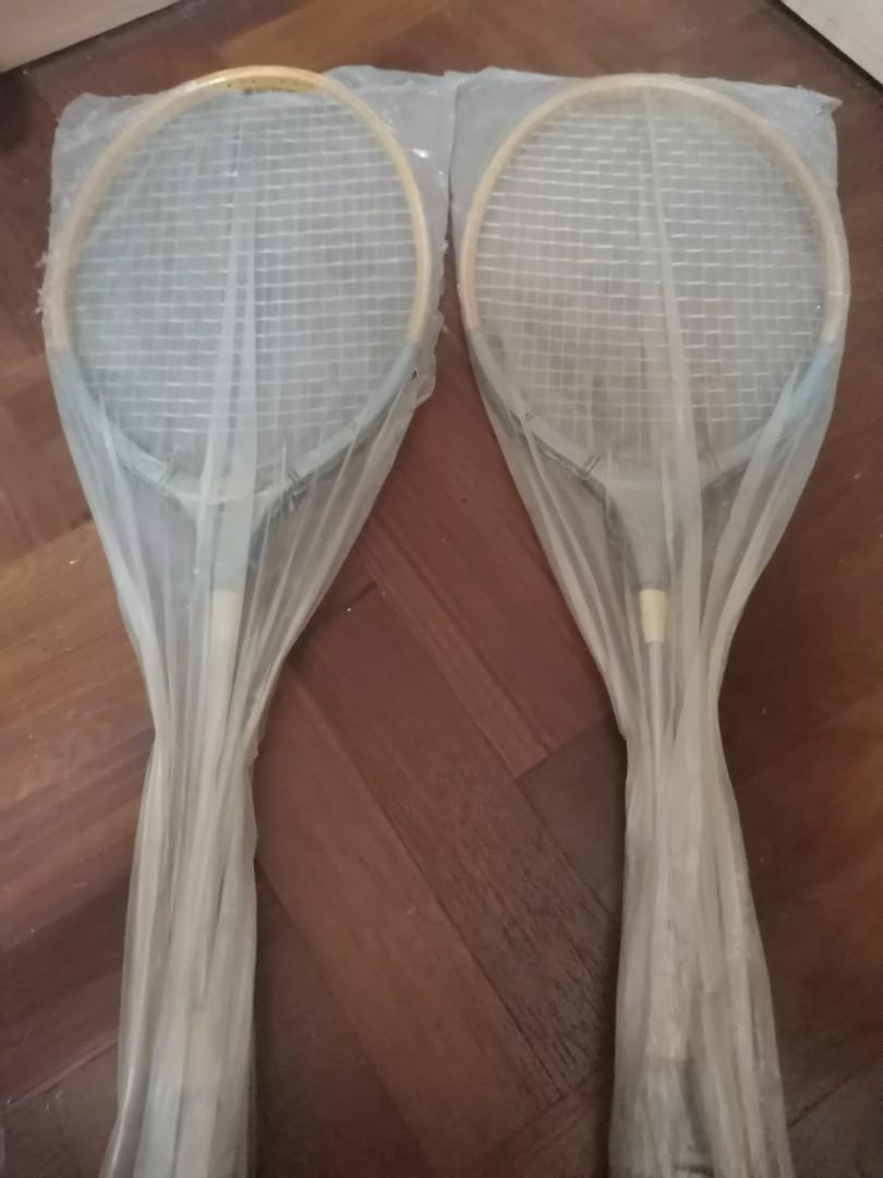 Vintage wooden badminton racket, Sports Equipment, Sports & Games ...