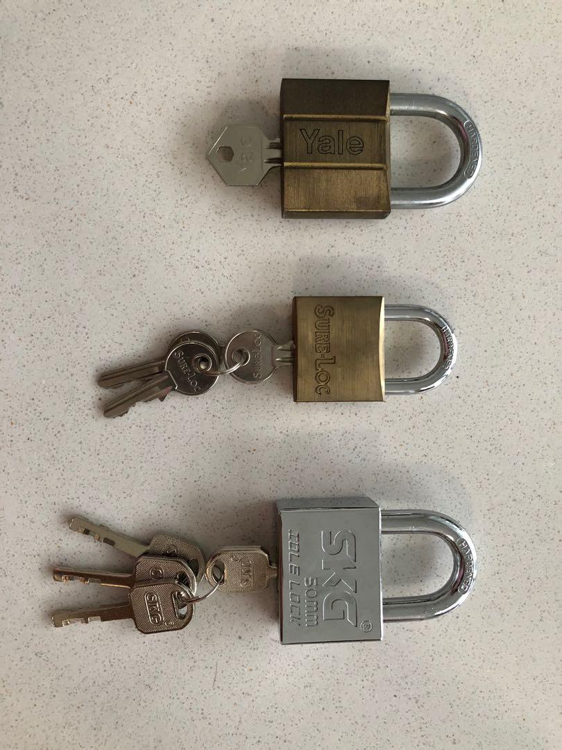 Yale, Sure-Loc, SKG Padlock, Furniture & Home Living, Security & Locks ...