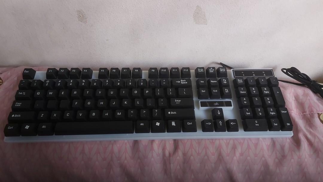 Zeus K001 Gaming Keyboard and Mouse 100, Computers & Tech, Parts ...