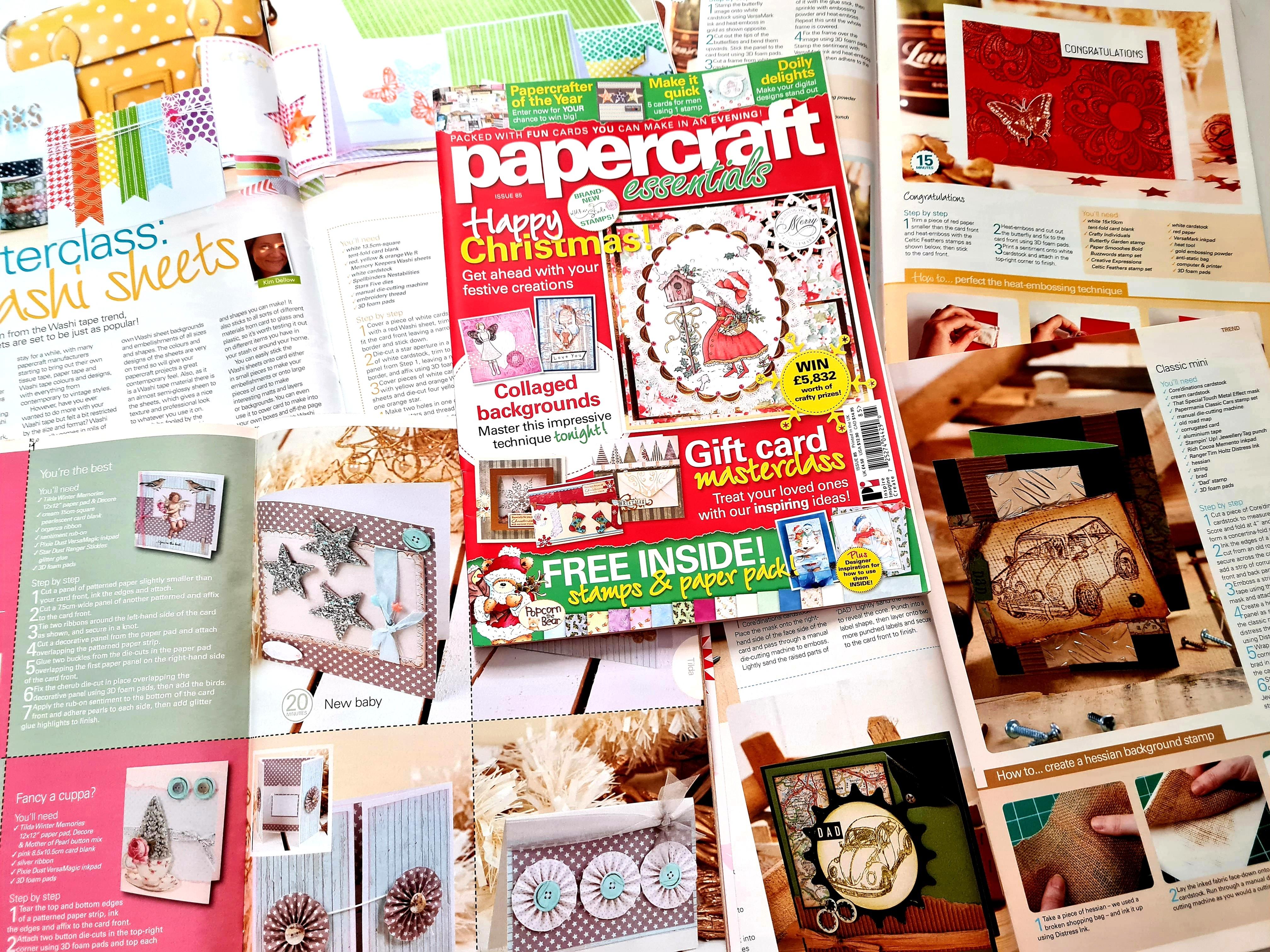 1 copy: Papercraft Inspirations / papercraft essentials (Issue Yr 2010 ...