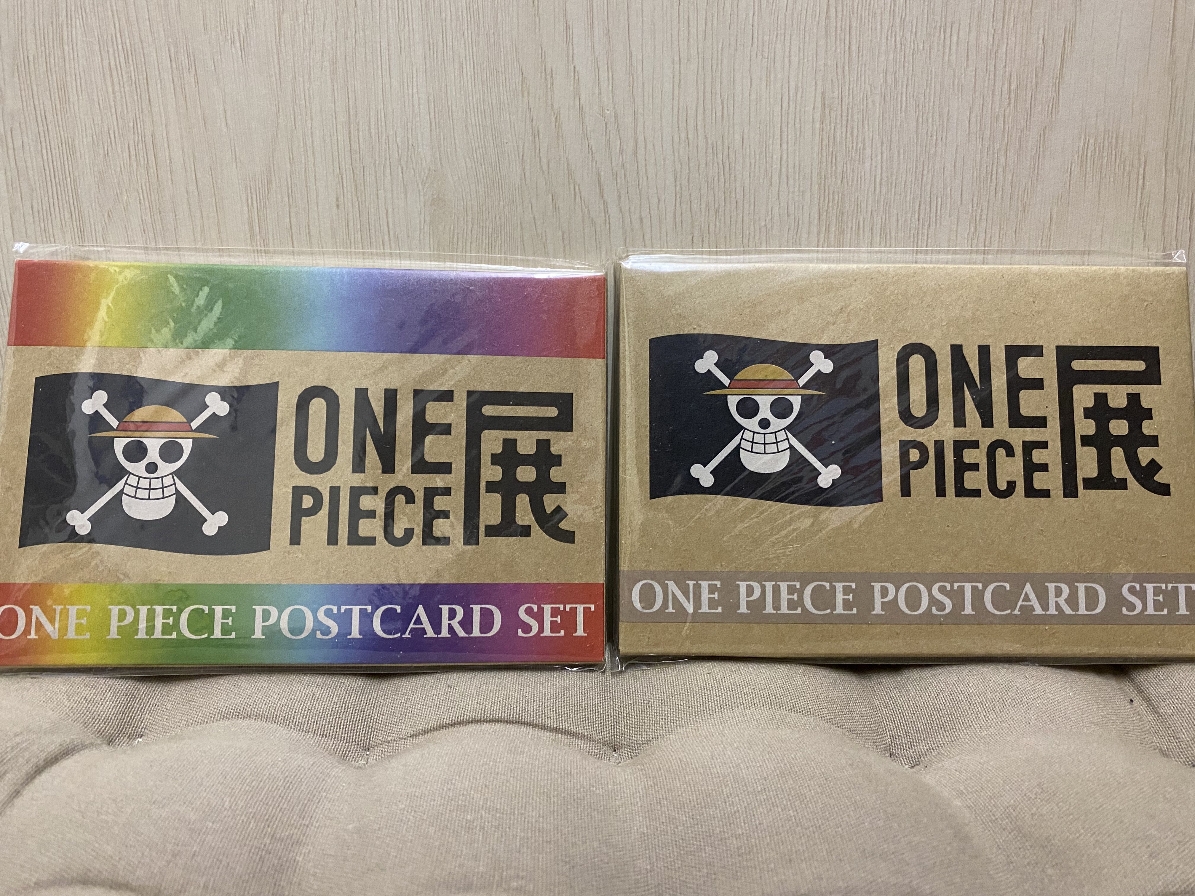 全新 海賊王 ONE PIECE展 台灣場 周邊Post Card Set, 興趣及遊戲, 玩具 & 遊戲類 - Carousell