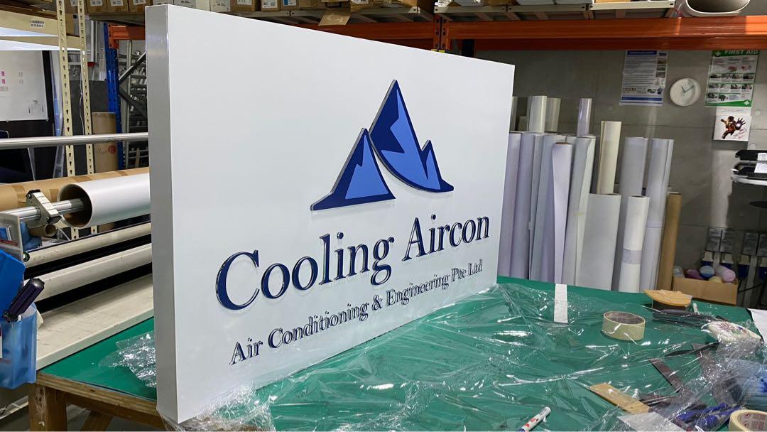 Acrylic signage lightbox backlit, Hobbies & Toys, Stationery & Craft ...