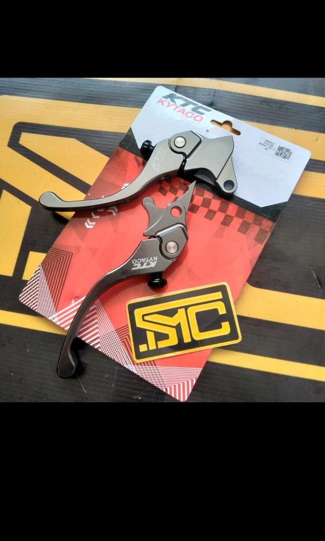 Aerox v2 KTC brake levers, Motorcycles, Motorcycle Accessories on Carousell