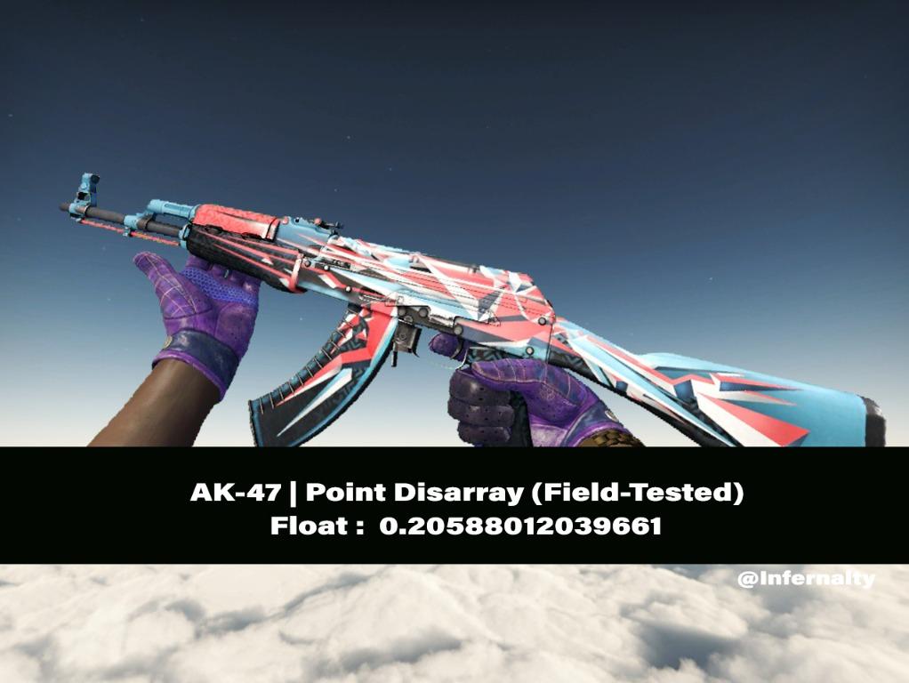 AK-47 Point Disarray FT CSGO SKINS KNIVES, Video Gaming, Gaming ...