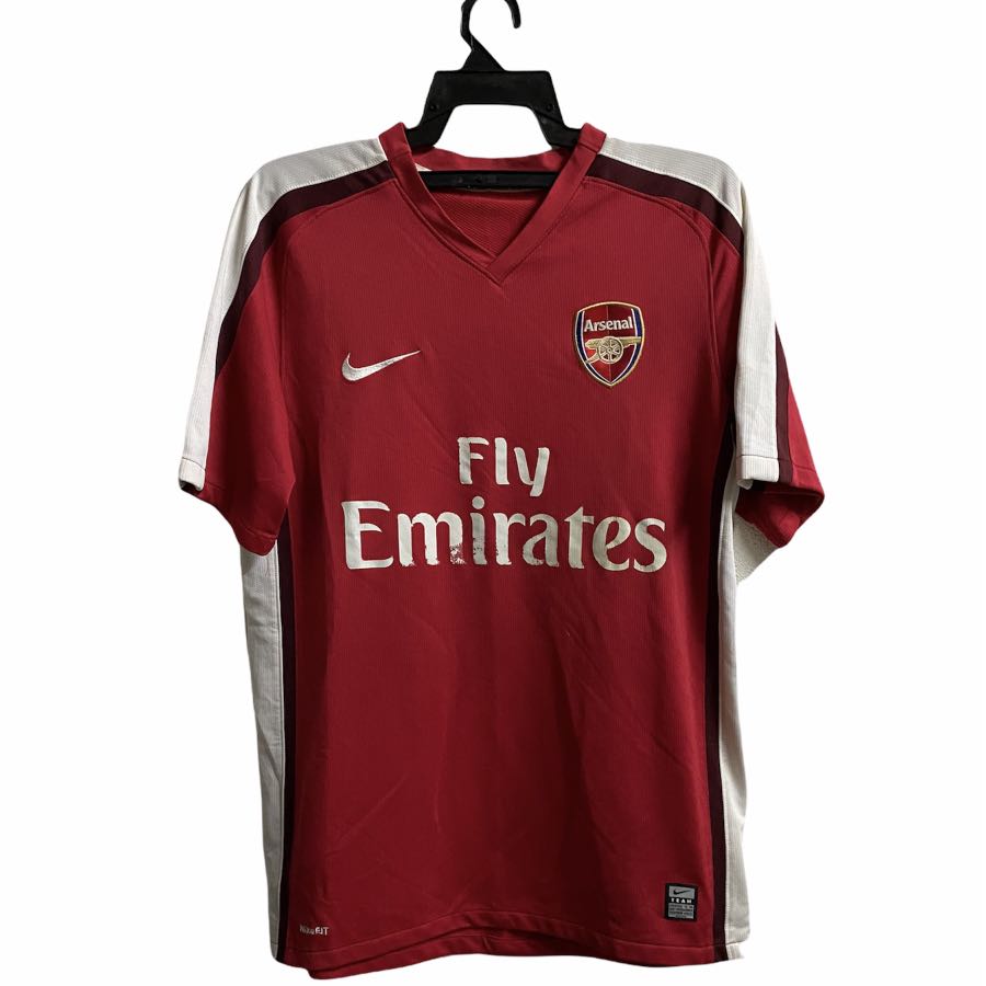 Arsenal 2008/2009 Home Jersey Kit Retro Jersi, Men's Fashion ...