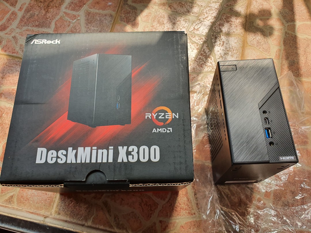 Asrock Deskmini X300 mini deskstop PC barebones, Computers & Tech ...