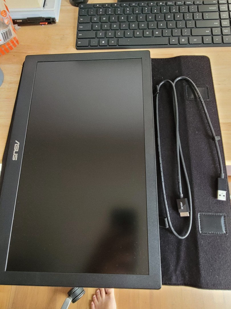 ASUS portable monitor MB169+ Full HD 1080, Computers & Tech, Parts ...