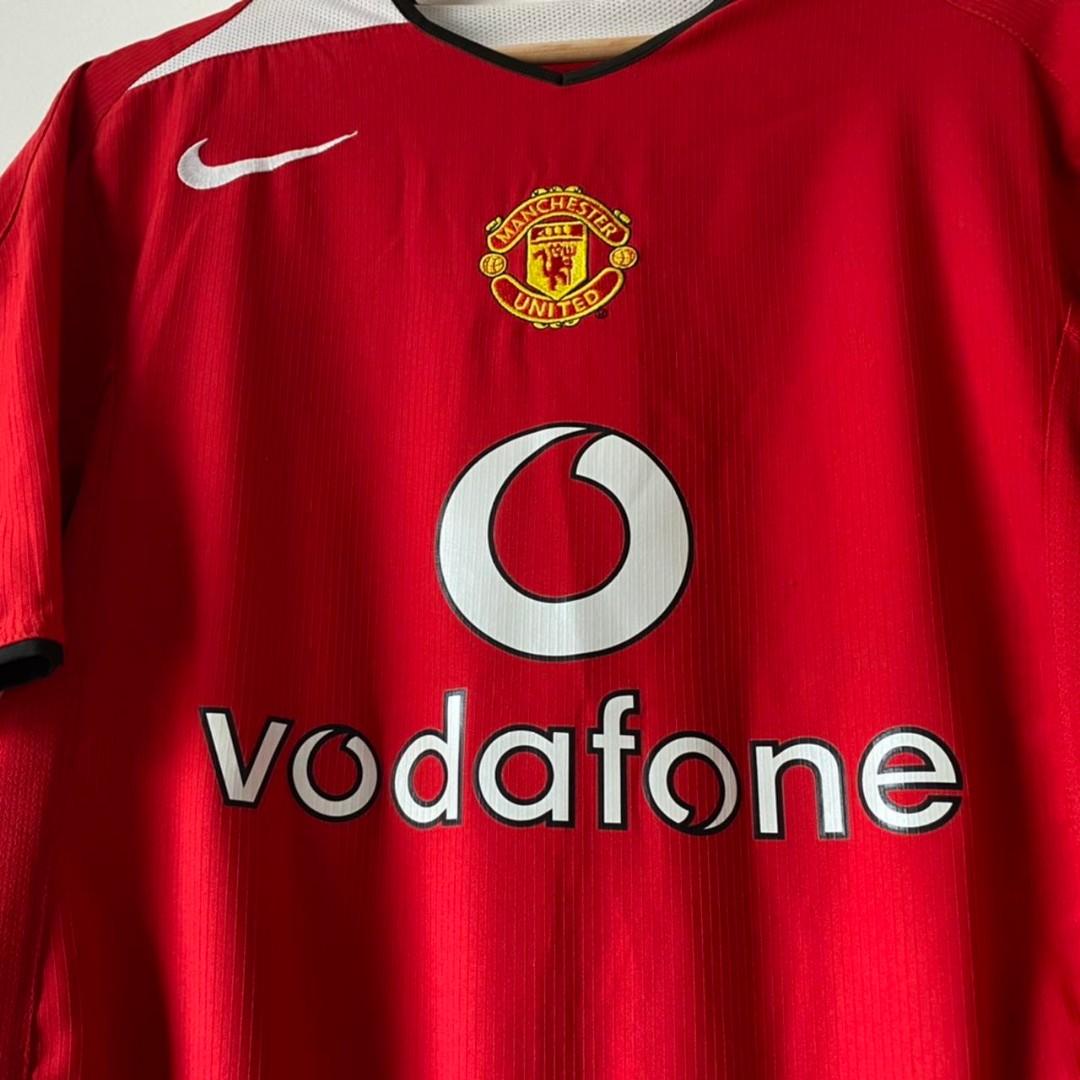 Authentic Cristiano Ronaldo Manchester United 2004/06 Home Kit, Men's ...