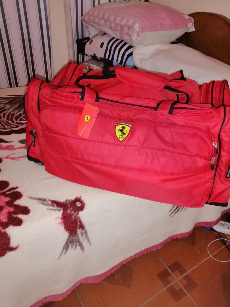 Authentic Ferrari Duffle bag, Men's Fashion, Bags, Backpacks on Carousell