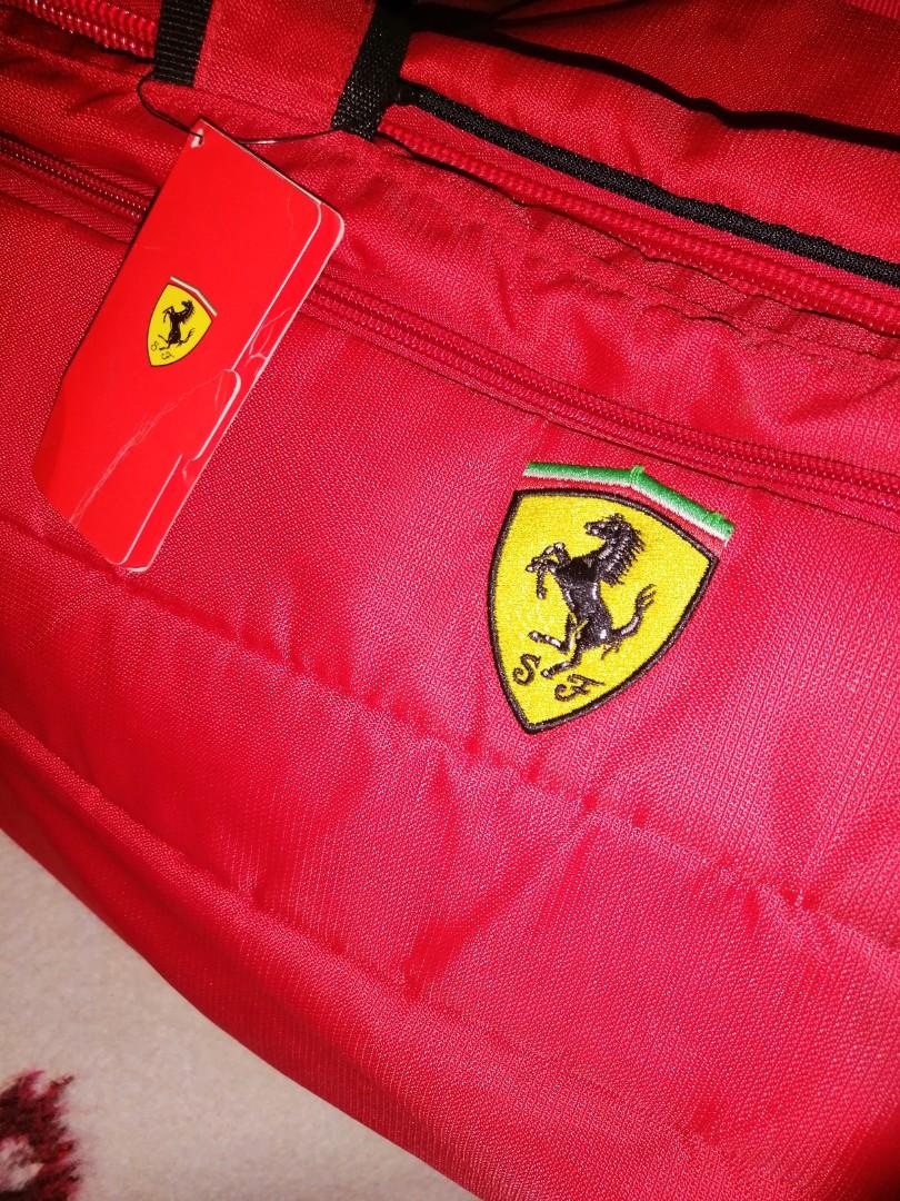 Authentic Ferrari Duffle bag, Men's Fashion, Bags, Backpacks on Carousell