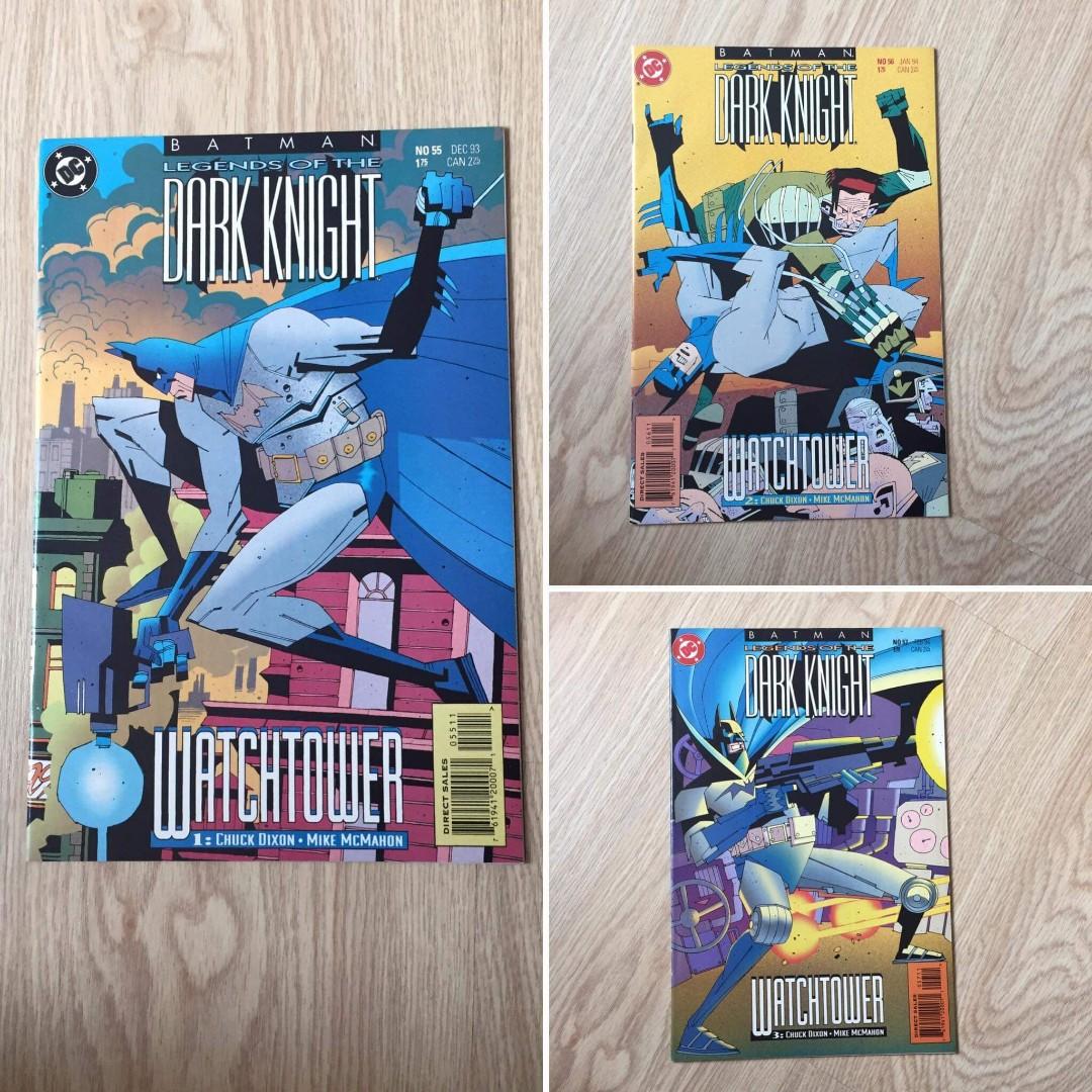 Batman Legends of the Dark Knight: Watchtower Part 1 to 3, Hobbies ...