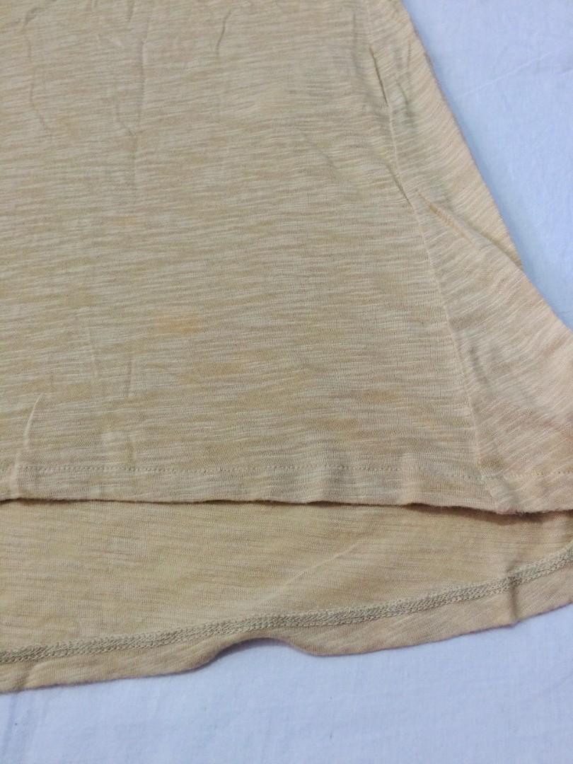 Beige Uniqlo Long Sando, Women's Fashion, Tops, Sleeveless on Carousell