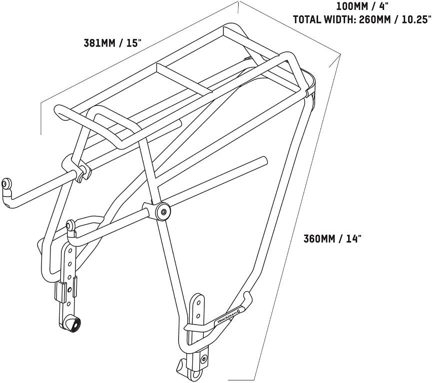 Blackburn Outpost Front and Rear World Touring Bike Rack BicycleWorld ...