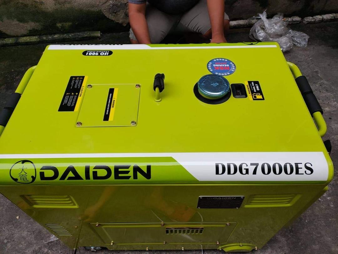 BRAND NEW DAIDEN DIESEL GENERATOR DDG 7000ES SILENT TYPE, Commercial ...