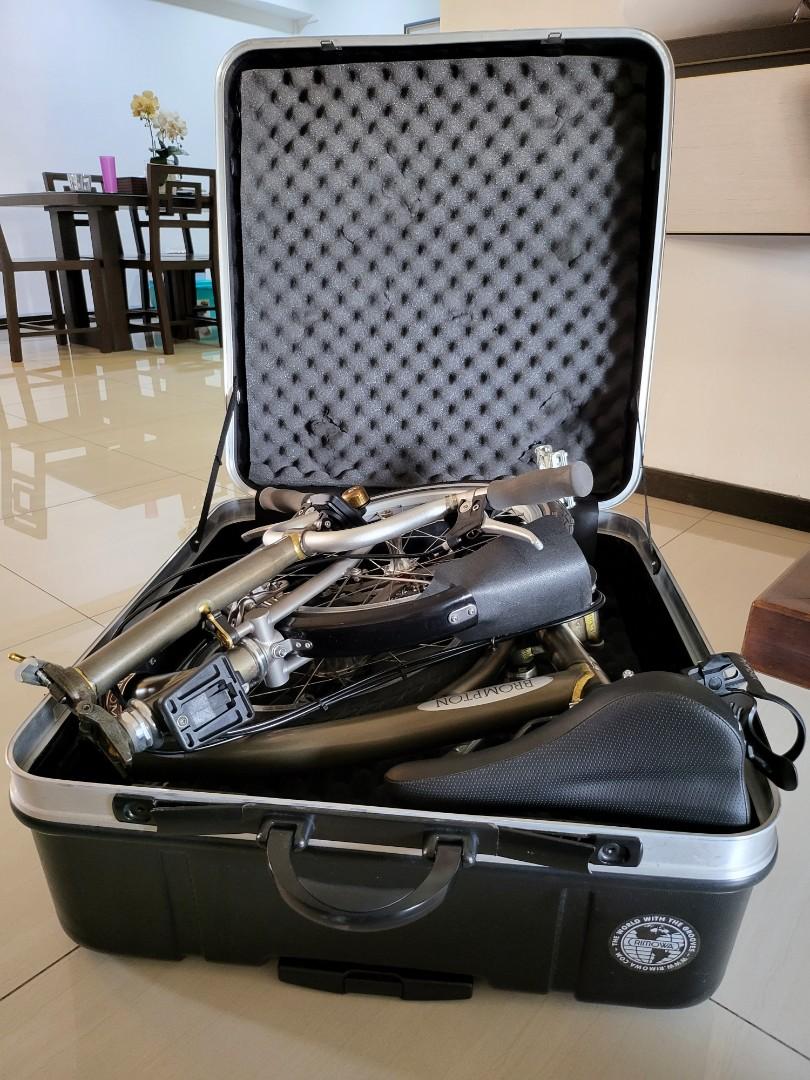 Brompton B&W Hard Travel Case, Sports Equipment, Bicycles & Parts ...