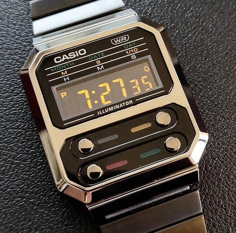 Casio Alien Ripley A100WEGG-1 A100WEGG-1A, Men's Fashion, Watches ...