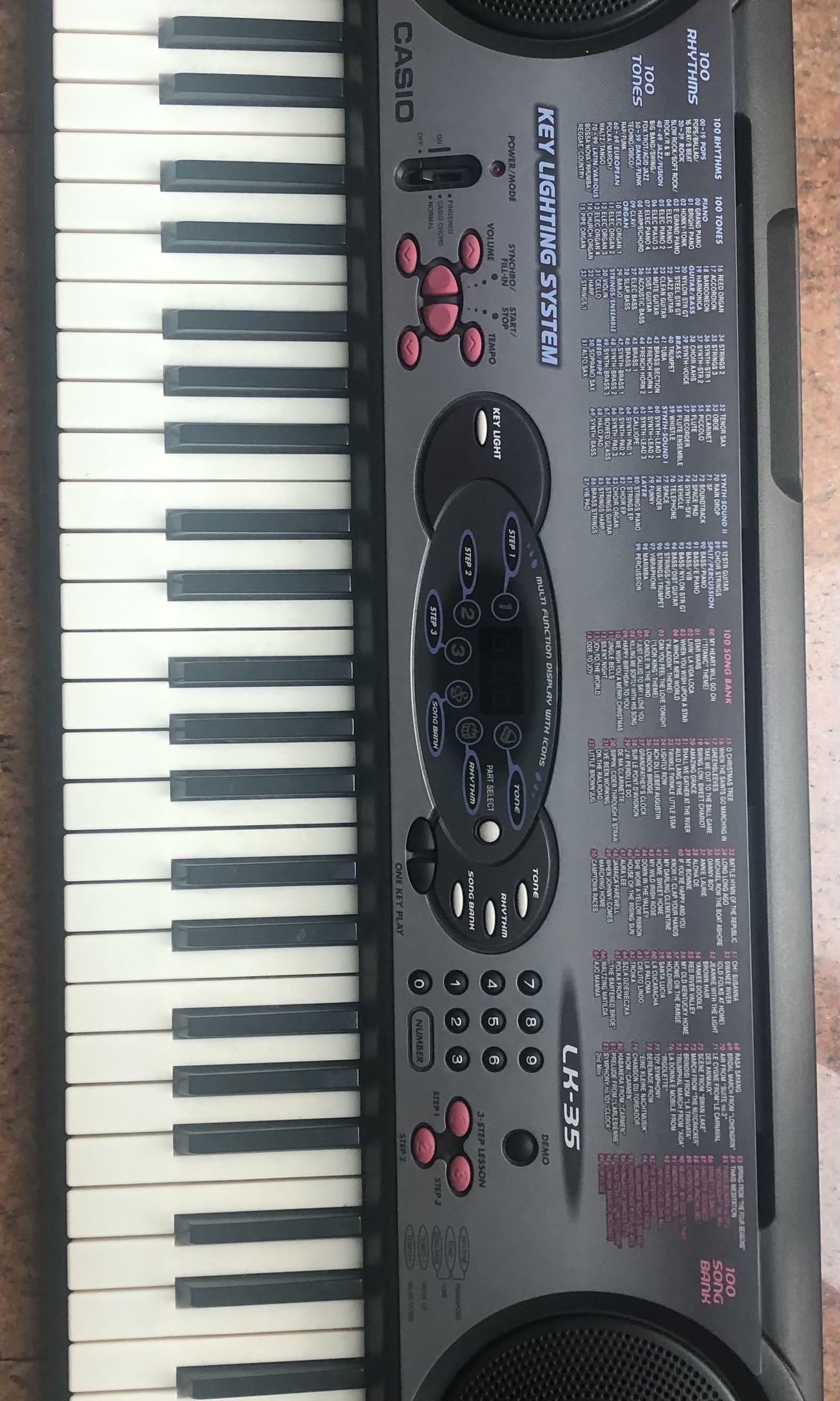 Casio key board LK35 & digital drum LD80, Hobbies & Toys, Music & Media ...