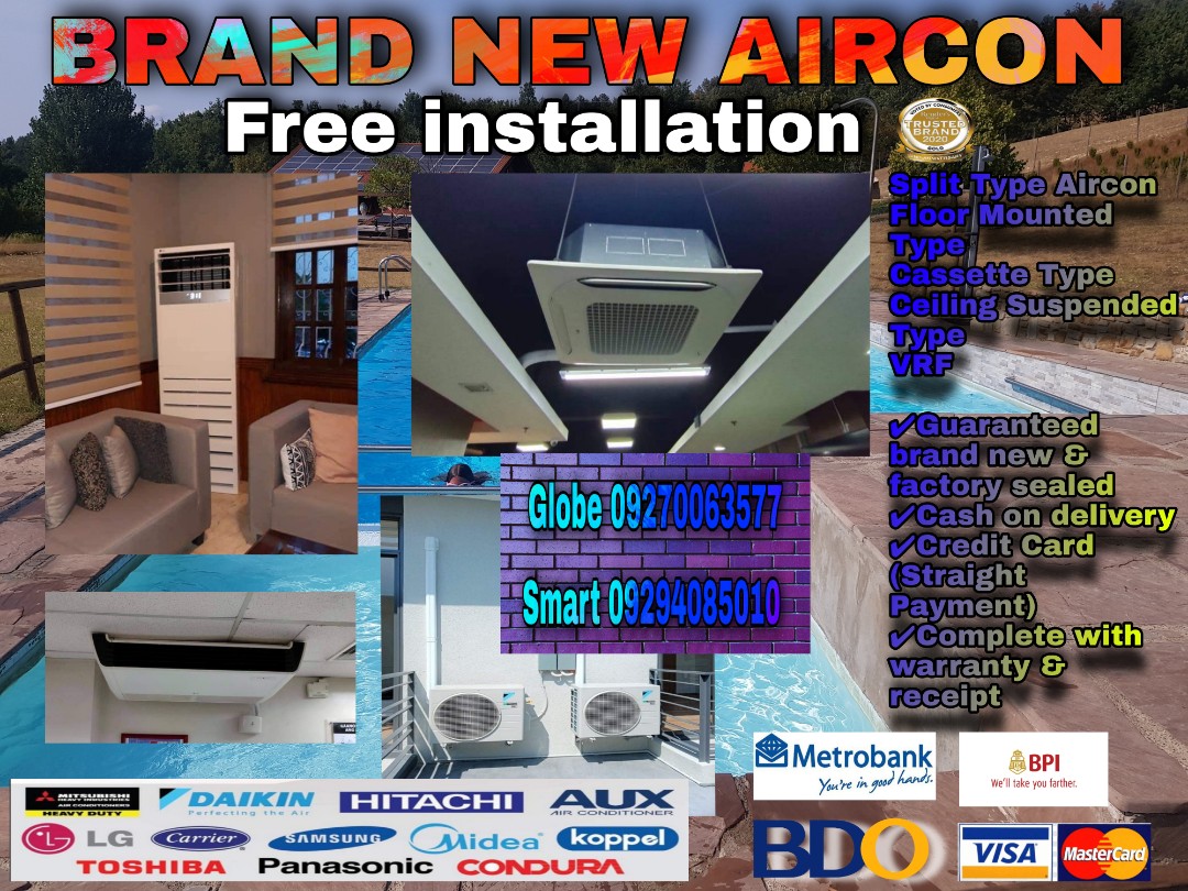 Cheaper Brand new aircon unit Sale with free first 10 ft installation ...