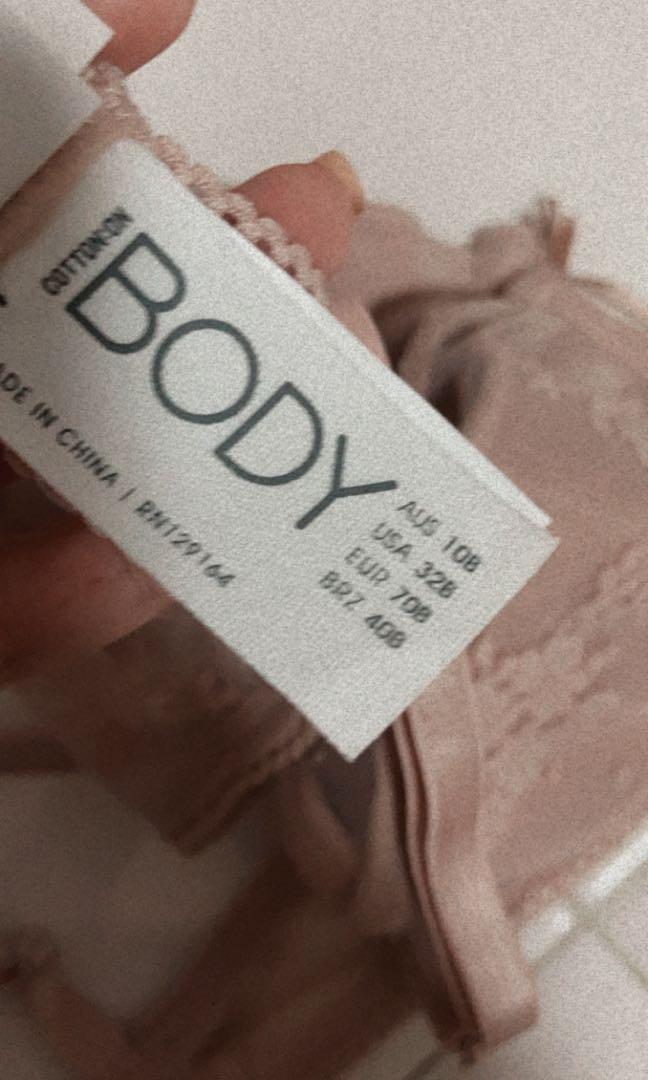 Cherry Blossom Contour Bra - mushroom dusty pink, Women's Fashion, New ...