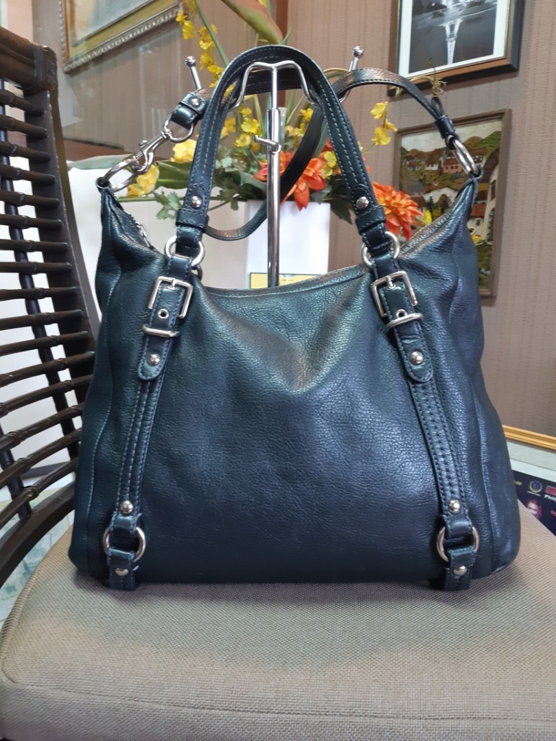 COACH Alexandra Pebbled, Women's Fashion, Bags & Wallets, Shoulder Bags ...