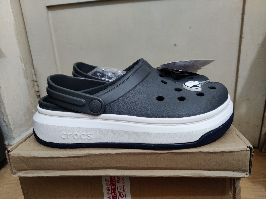 Crocs Crocband Full Force Clog Grey, Men's Fashion, Footwear, Flipflops ...