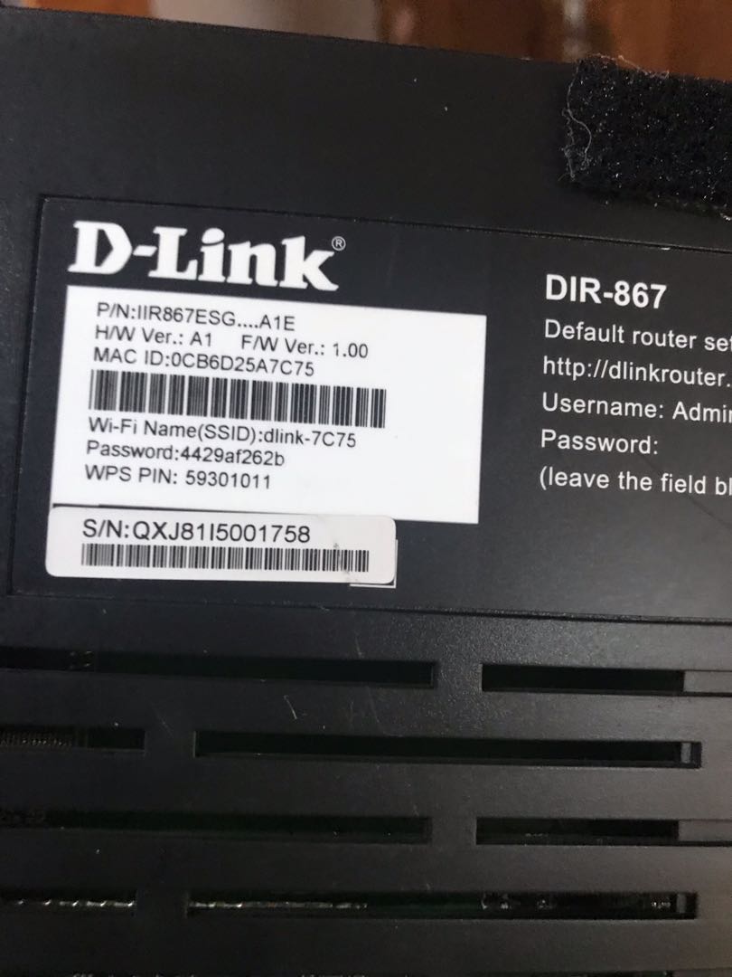 D Link router switch 4 ports and wifi, Computers & Tech, Parts ...