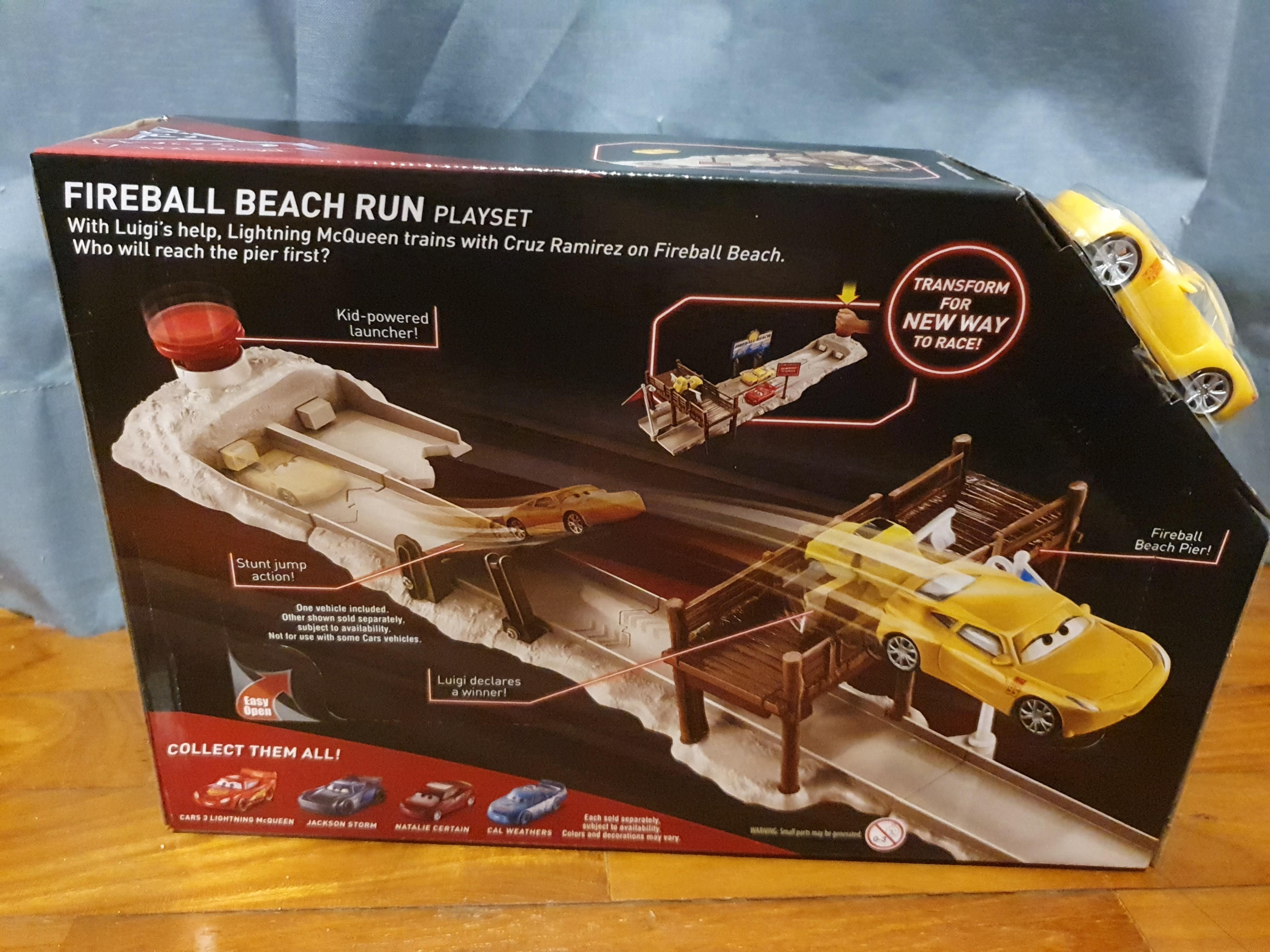 Disney Cars Fireball Beach Run Playset, Hobbies & Toys, Toys & Games on ...