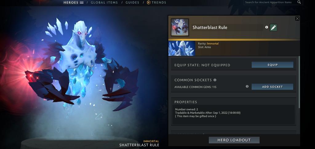 Dota 2 Collector Cache 2021/Nemestice/Immortals/Arcana, Video Gaming ...