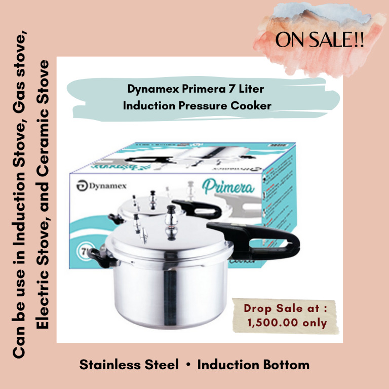 Dynamex Primera 7 Liter Induction Pressure Cooker Can be use in ...