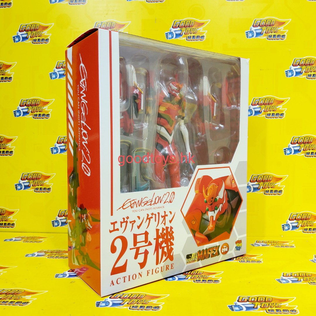 中古已開封 行版 MEDICOM TOY MAFEX NO.094 新世紀福音戰士 EVANGELION:2.0 EVA-02 2號機, 興趣及遊戲, 玩具 & 遊戲類 - Carousell