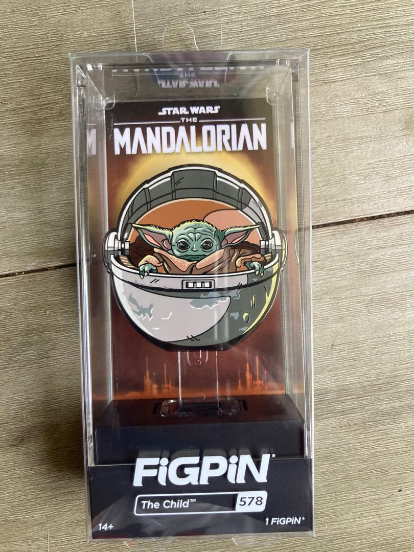 FiGPiN Star Wars Mandalorian Baby Yoda Grogu Pin, Hobbies & Toys ...