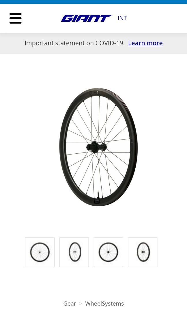 Giant SLR 1 Apr 2021 Rim brake, Sports Equipment, Bicycles & Parts ...