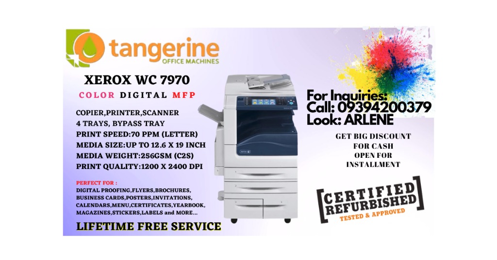 HEAVY DUTY COLOR DIGITAL LASER COPIER MACHINE, Computers & Tech ...