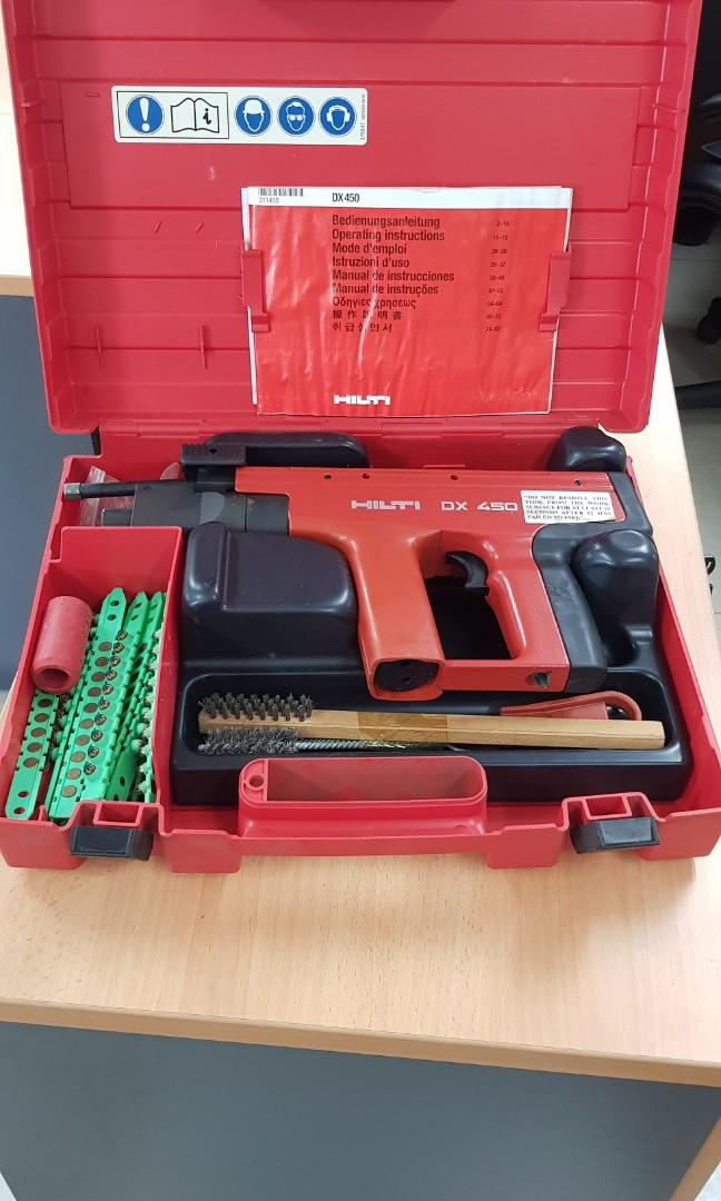 Hilti DX450, Furniture & Home Living, Home Improvement & Organisation, Home Improvement Tools ...