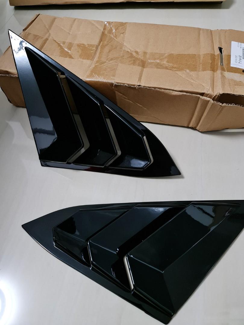 Honda Civic FC Rear Window Gloss Black Fin, Car Accessories ...