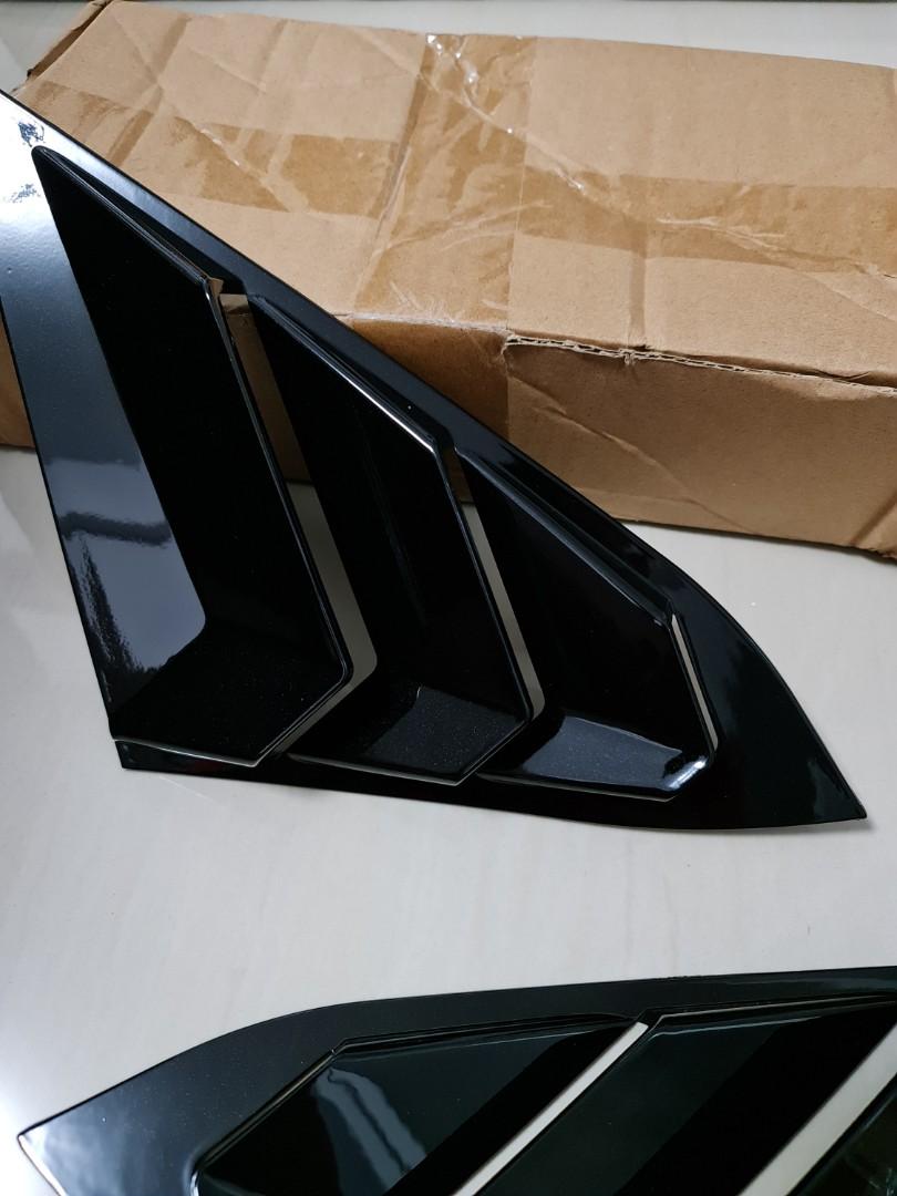 Honda Civic FC Rear Window Gloss Black Fin, Car Accessories ...