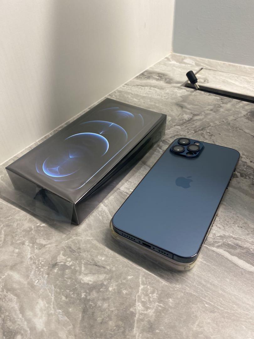 iPhone 12 Pro Max Blue 256GB Mint, Mobile Phones & Gadgets, Mobile ...