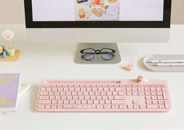 Kakao Friends Little Apeach Multipairing Bluetooth Wireless Keyboard 藍芽 ...