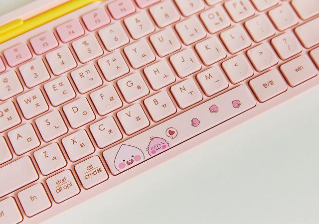 Kakao Friends Little Apeach Multipairing Bluetooth Wireless Keyboard 藍芽 ...
