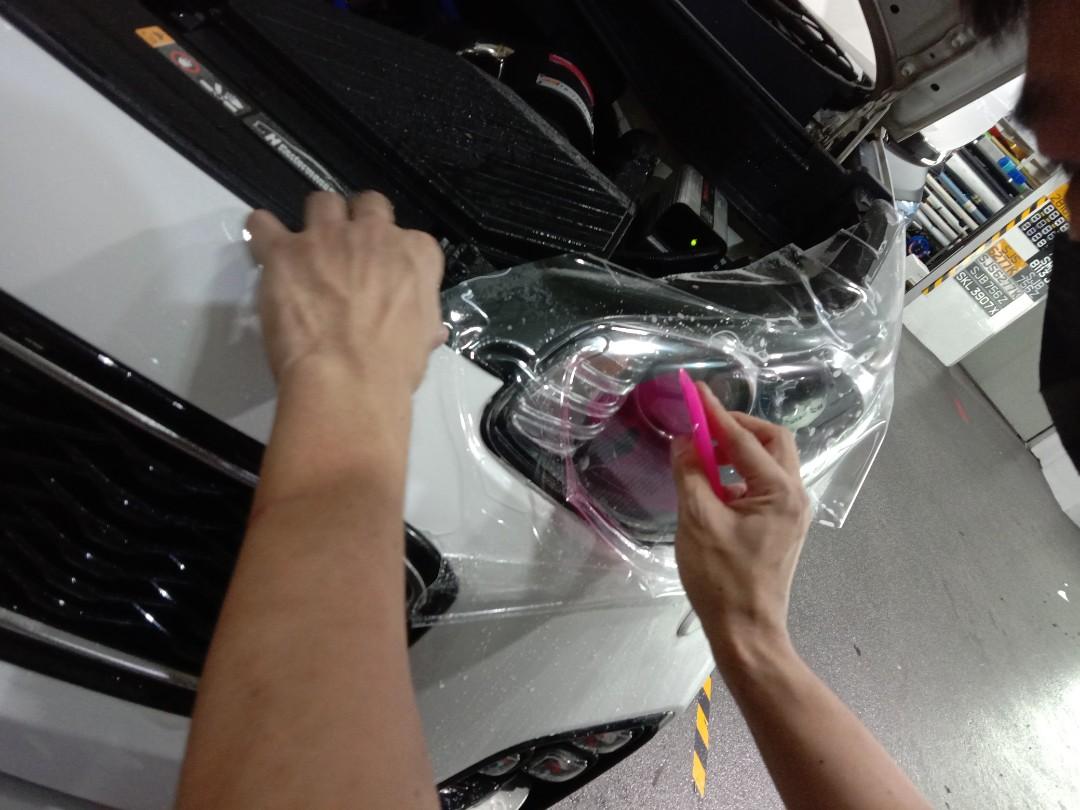 Kia headlights PPF, Car Accessories, Accessories on Carousell