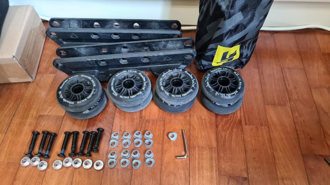 Kizer flux frames, kaltik 90mm wheels. Trinity mount 3x100 or 4x90 ...