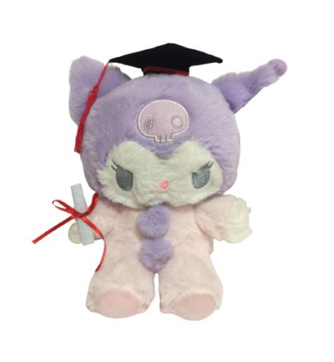 Kuromi Graduation Convocation Bear Plush Gift Toy, Hobbies & Toys, Toys ...