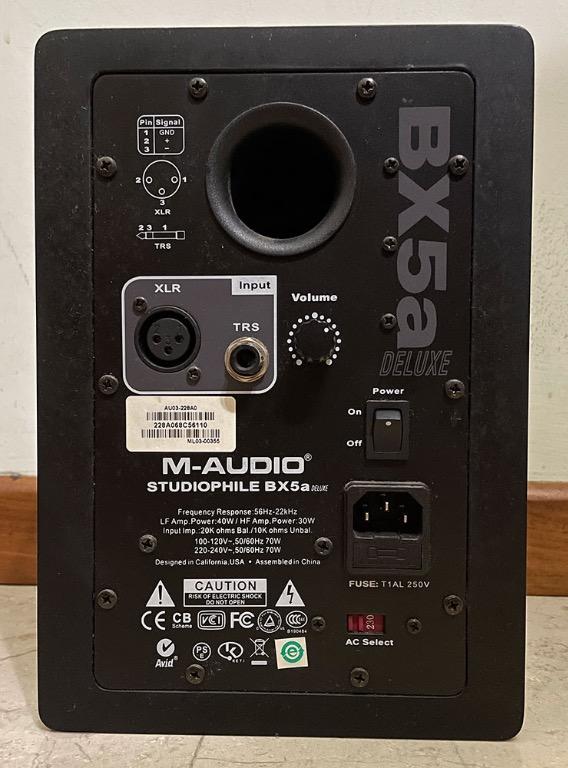M-Audio BX5a Monitor Speaker, Audio, Soundbars, Speakers & Amplifiers ...