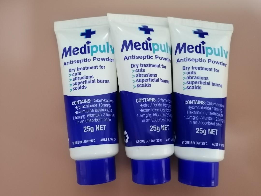 Medipulv Antiseptic Powder, Health & Nutrition, Medical Supplies ...