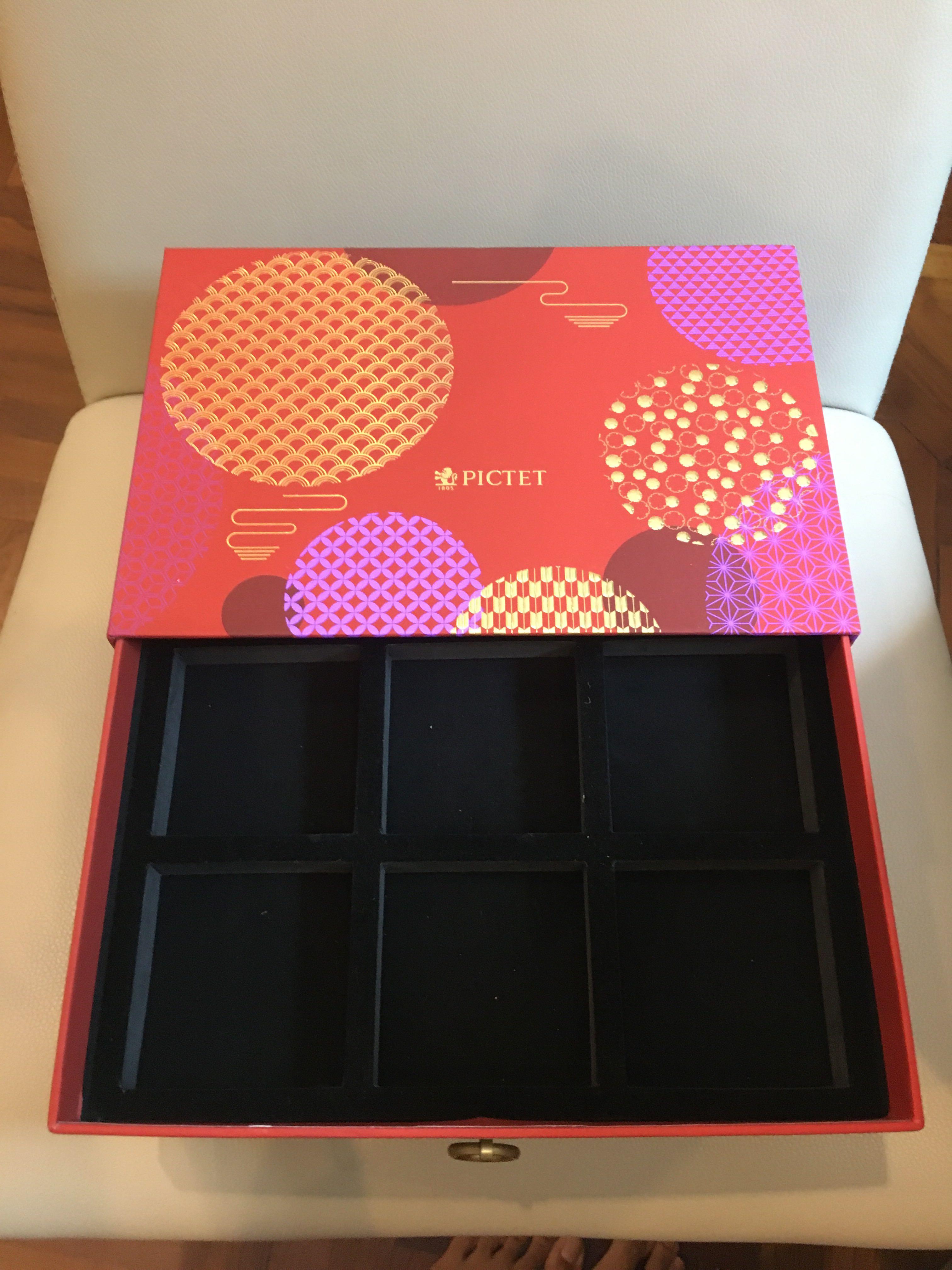 Mooncake Box with Drawers and Carrier Bag, Hobbies & Toys, Stationery ...