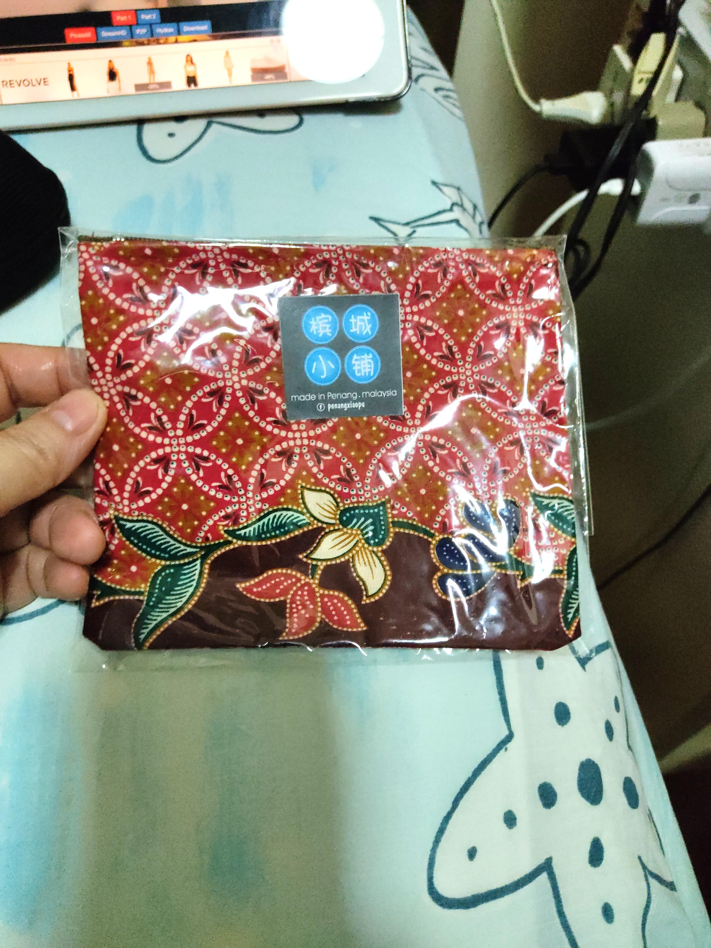 New Penang batik pouch, Women's Fashion, Bags & Wallets, Purses ...