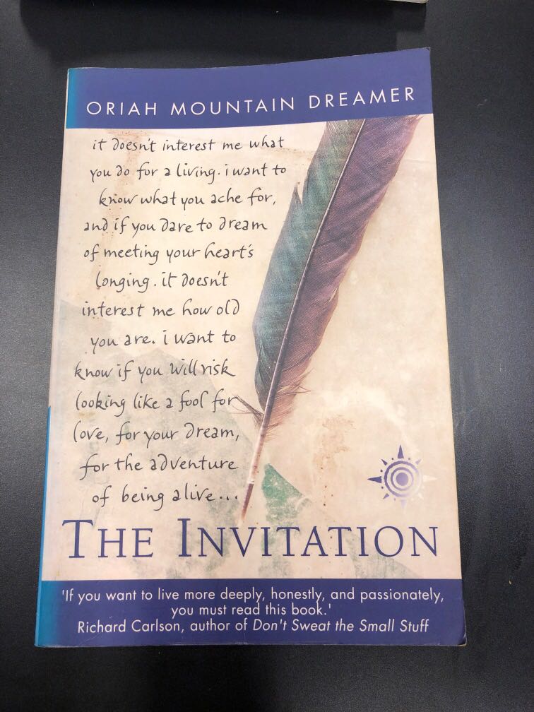 Oriah mountain dreamer The invitation, Hobbies & Toys, Books ...